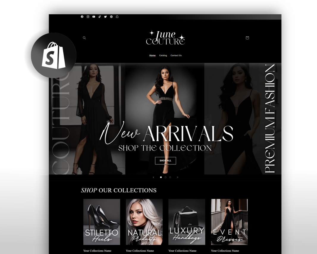 Clothing, T-Shirt & Jewelry Themes – BeverlyTemplates