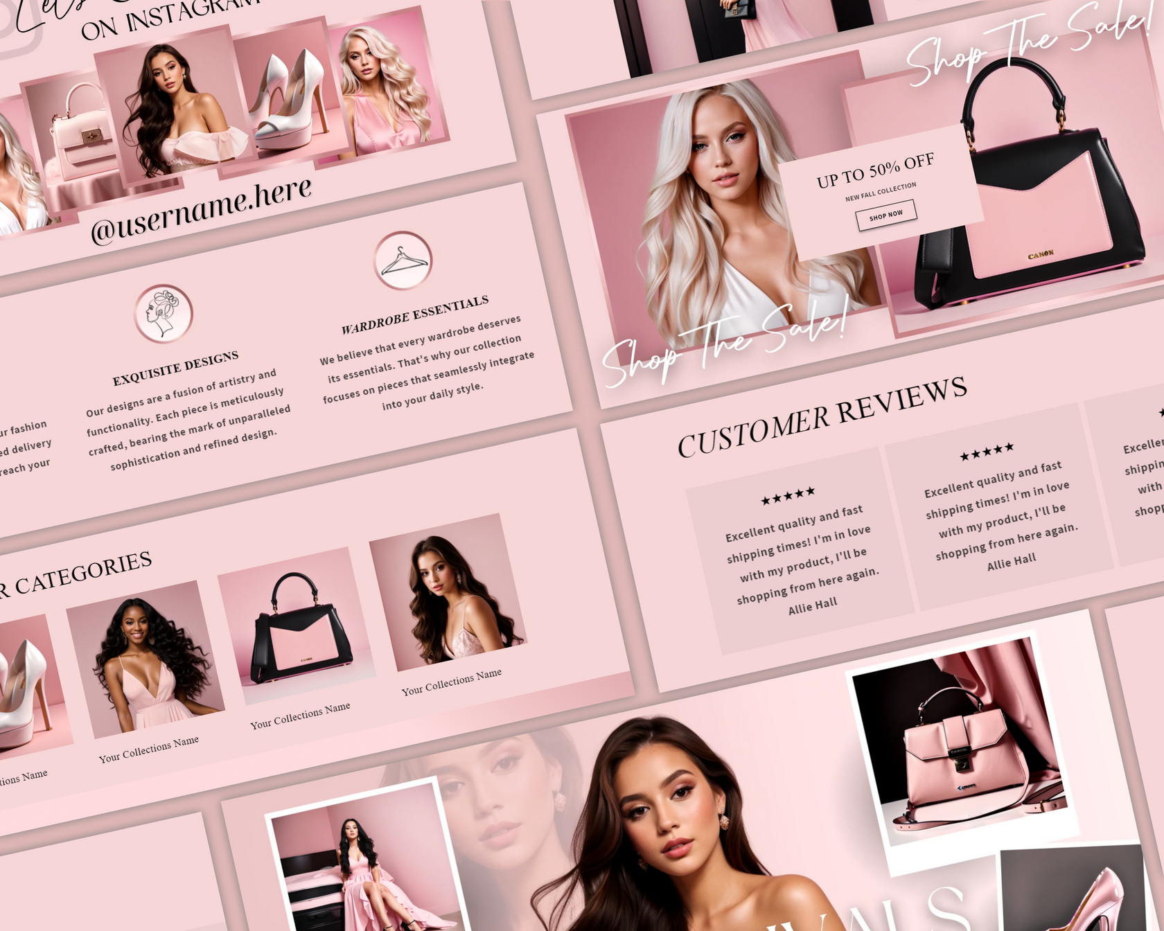Shopify Website Template | Miss Boutique – BeverlyTemplates