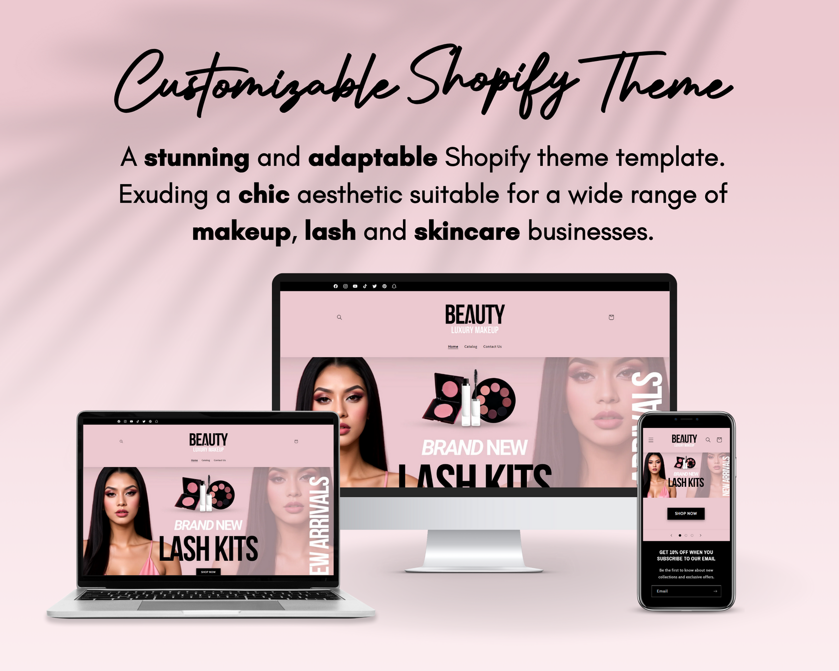 Shopify Website Template | Beautifully Bold – BeverlyTemplates