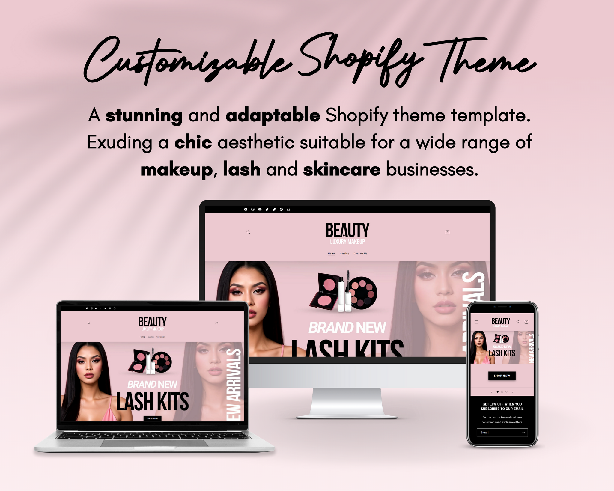 Shopify Website Template | Beautifully Bold – BeverlyTemplates