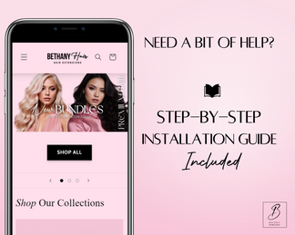 Shopify Website Template | Bethany Hair – BeverlyTemplates