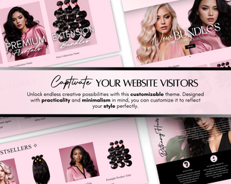 Shopify Website Template | Bethany Hair – BeverlyTemplates