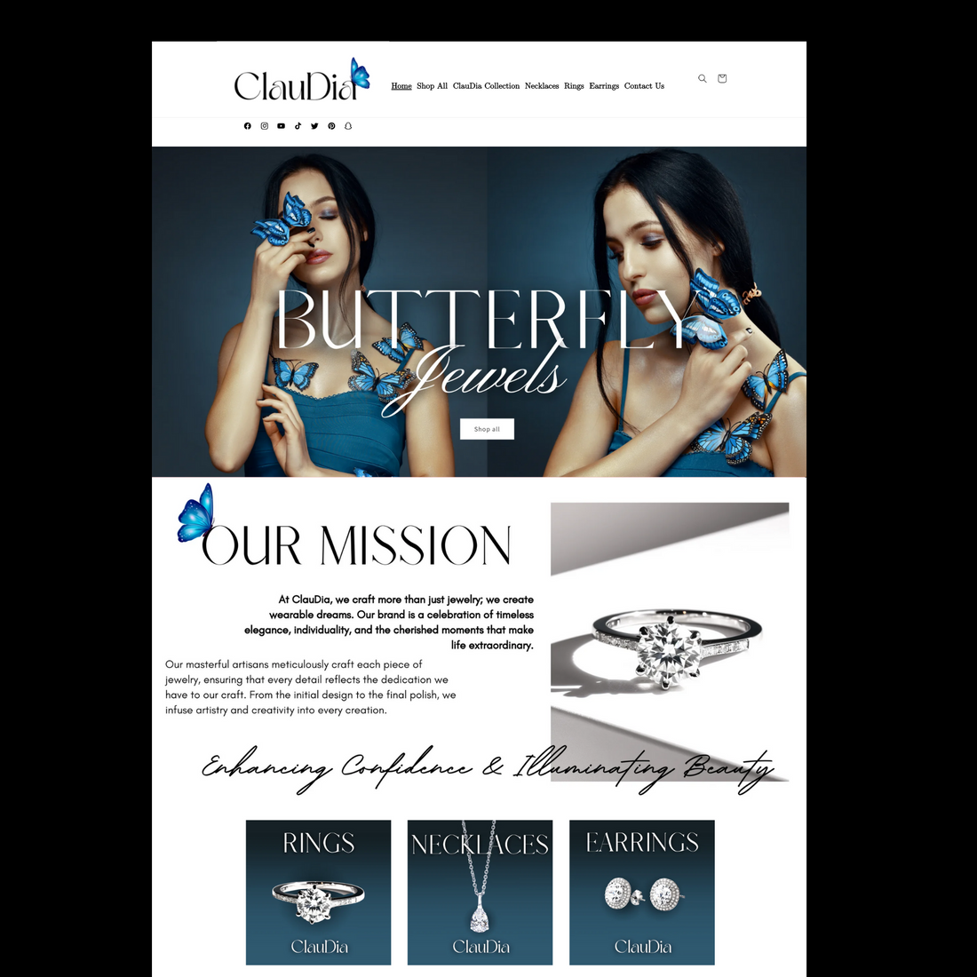 Custom Shopify Website – BeverlyTemplates