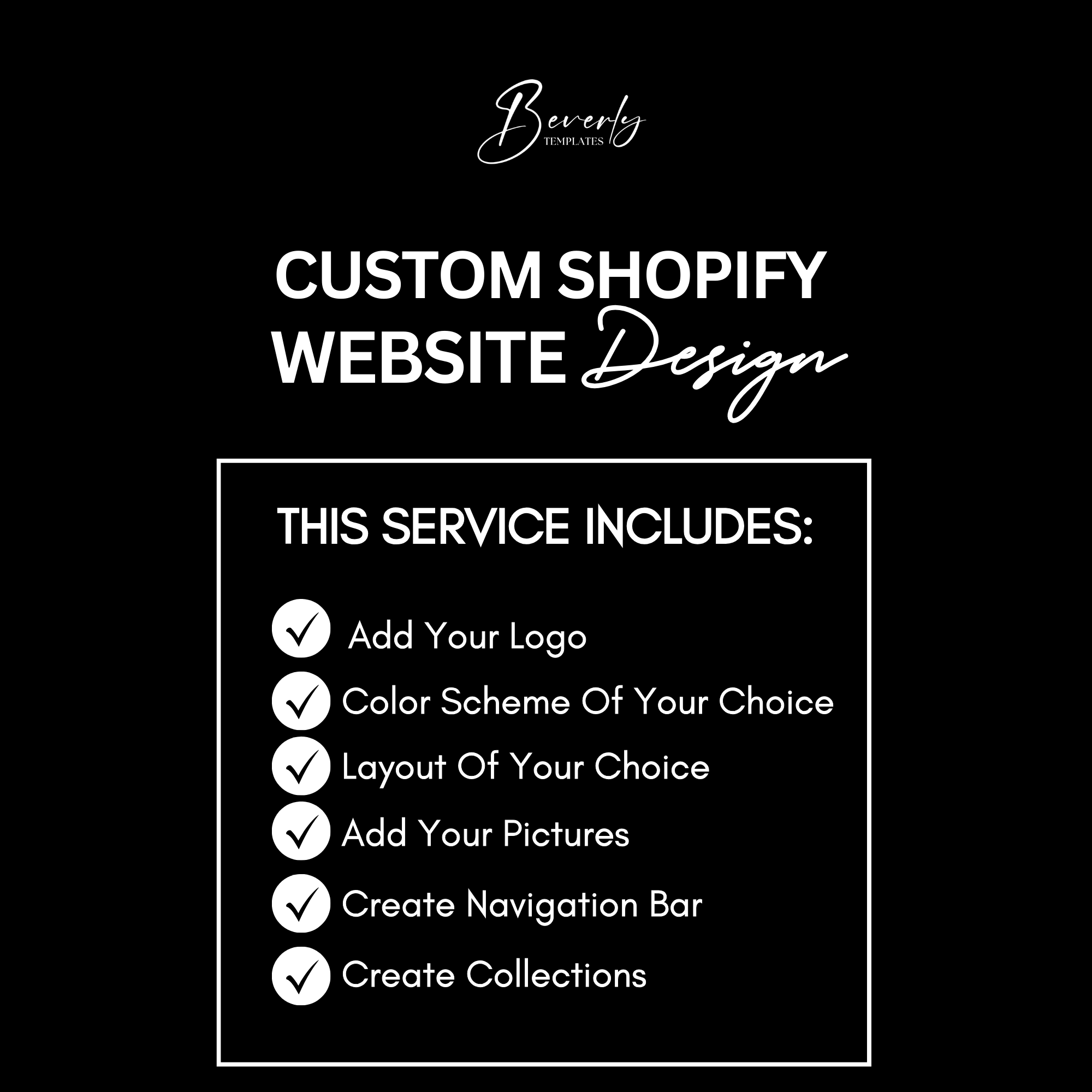 Custom Shopify Website – BeverlyTemplates